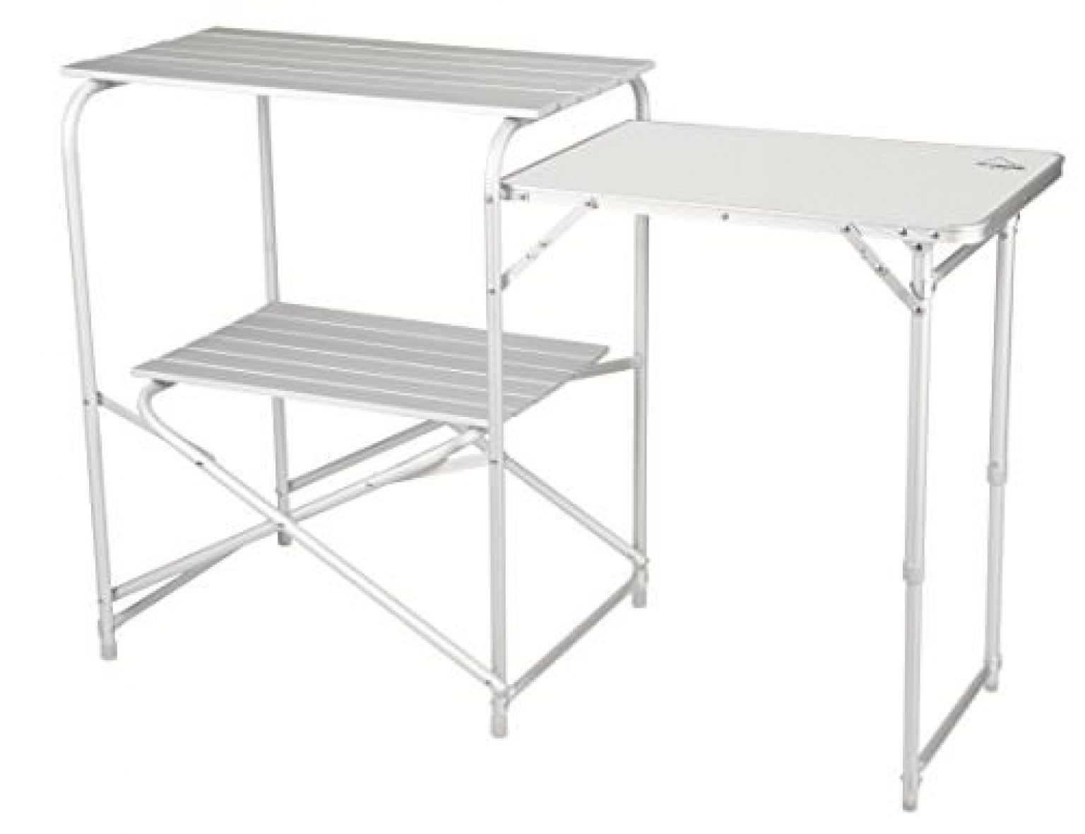 Alpine Mountain Gear Roll Top Kitchen Table, Grey - Camp Stuffs