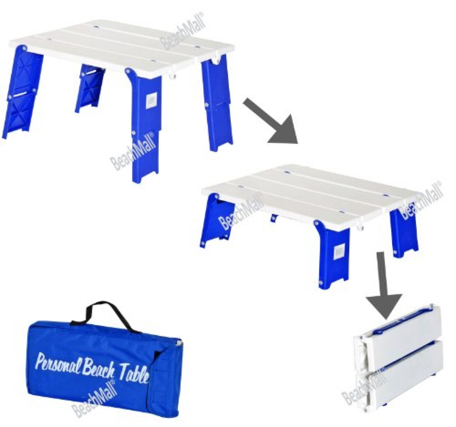 Compact Folding Beach Table - Camp Stuffs