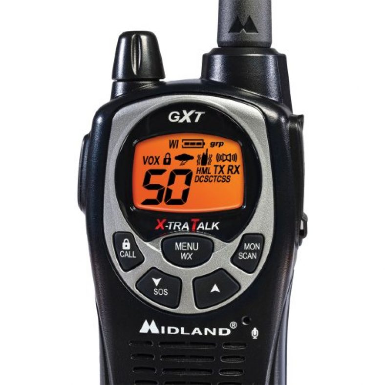 Midland GXT1000VP4 36-Mile 50-Channel FRS/GMRS Two-Way Radio (Pair ...
