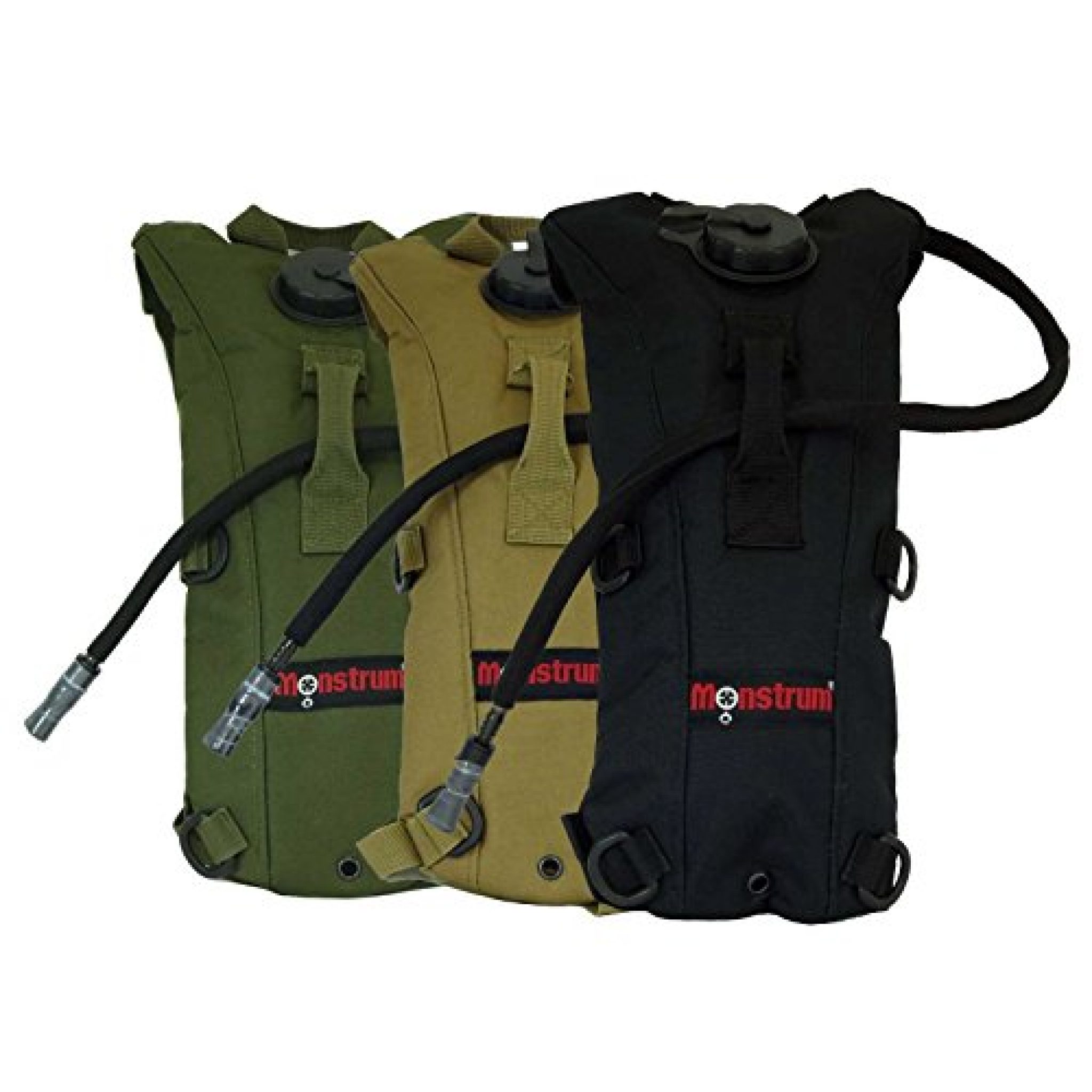 Monstrum Tactical HP01 Hydration Pack, 3 Liter (100 ounce) Bladder ...