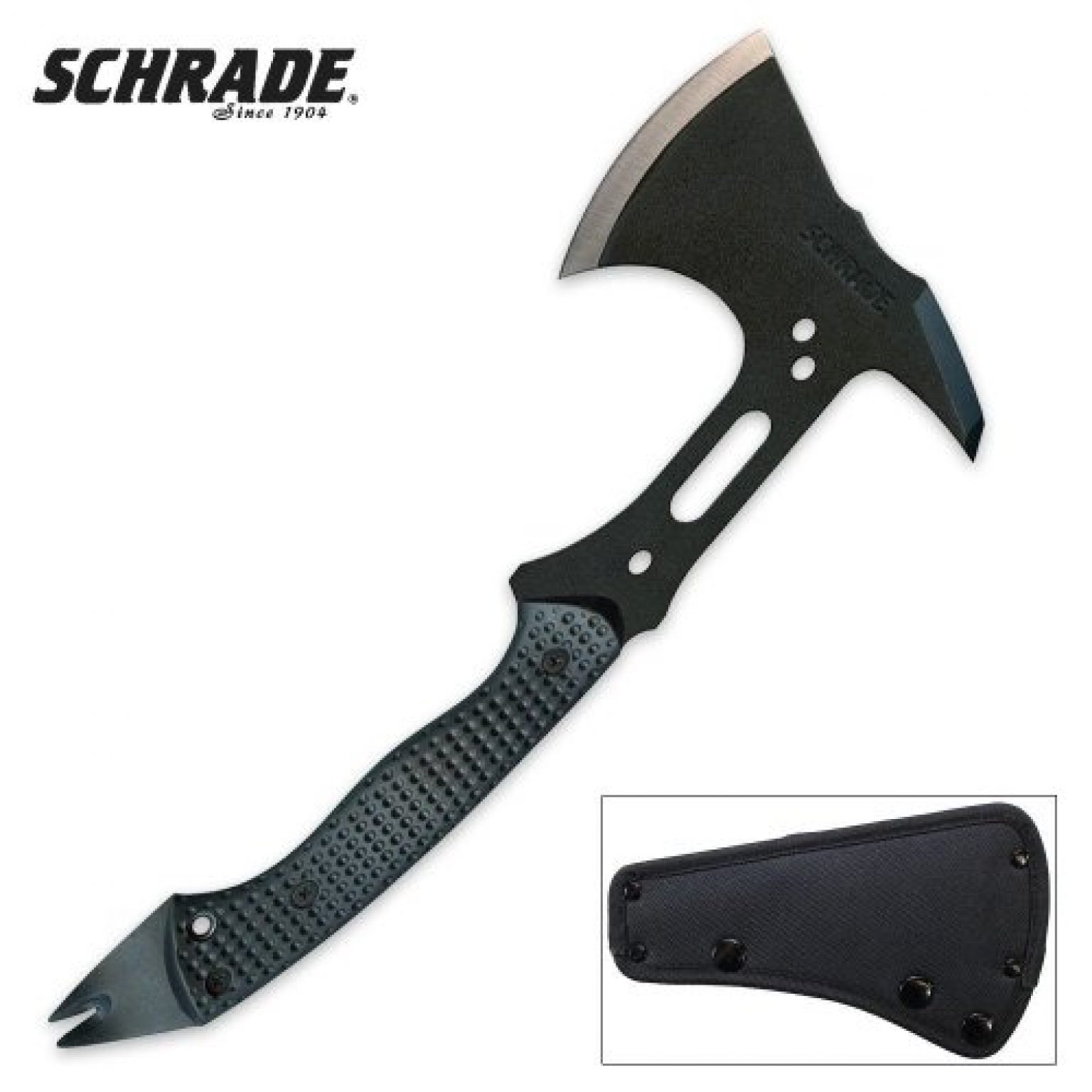 Schrade SCAXE5 Full Tang Tactical Hatchet - Camp Stuffs