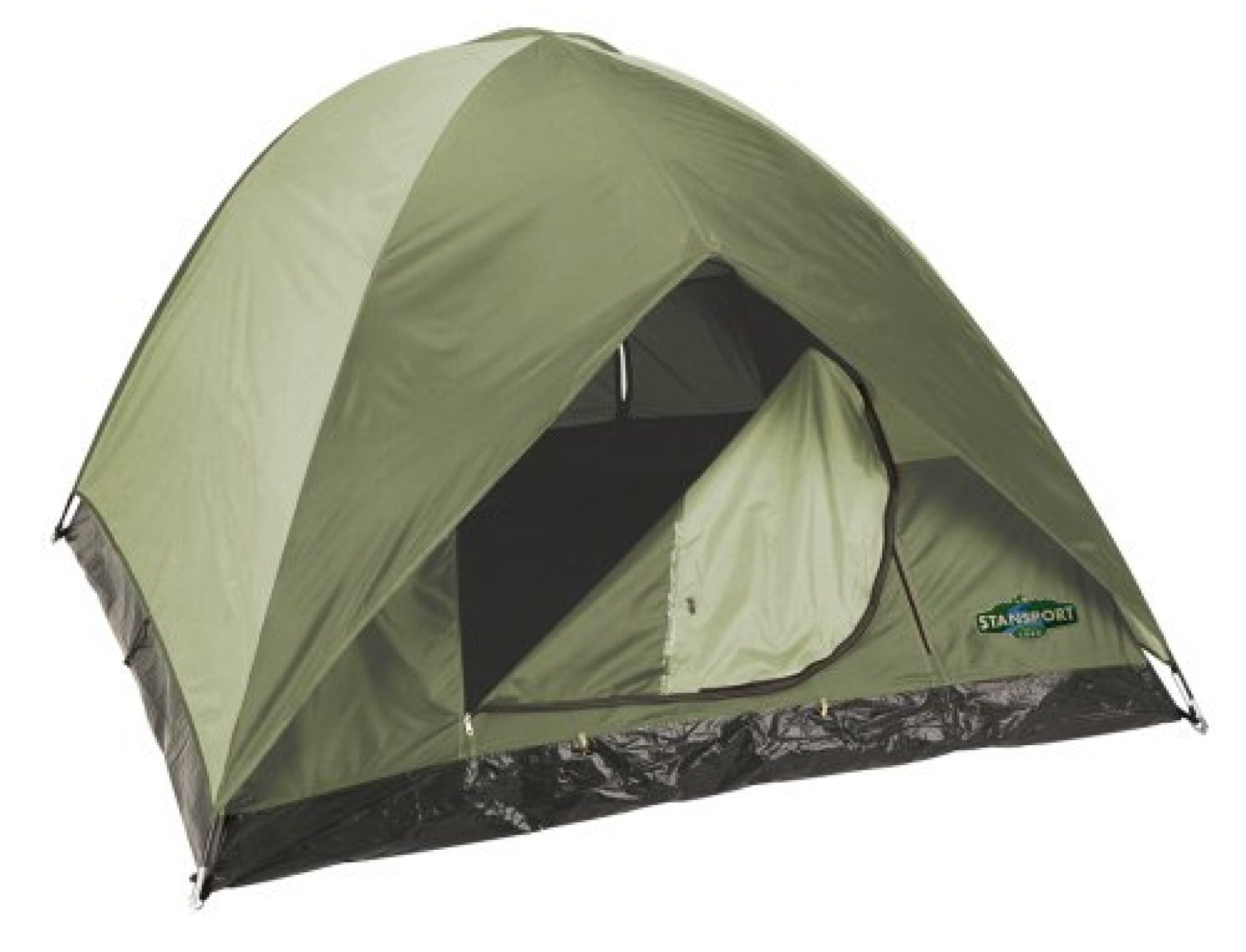 Stansport Hunter Series Trophy Hunter Tent (Forest Green/Tan, 7-Feet X ...