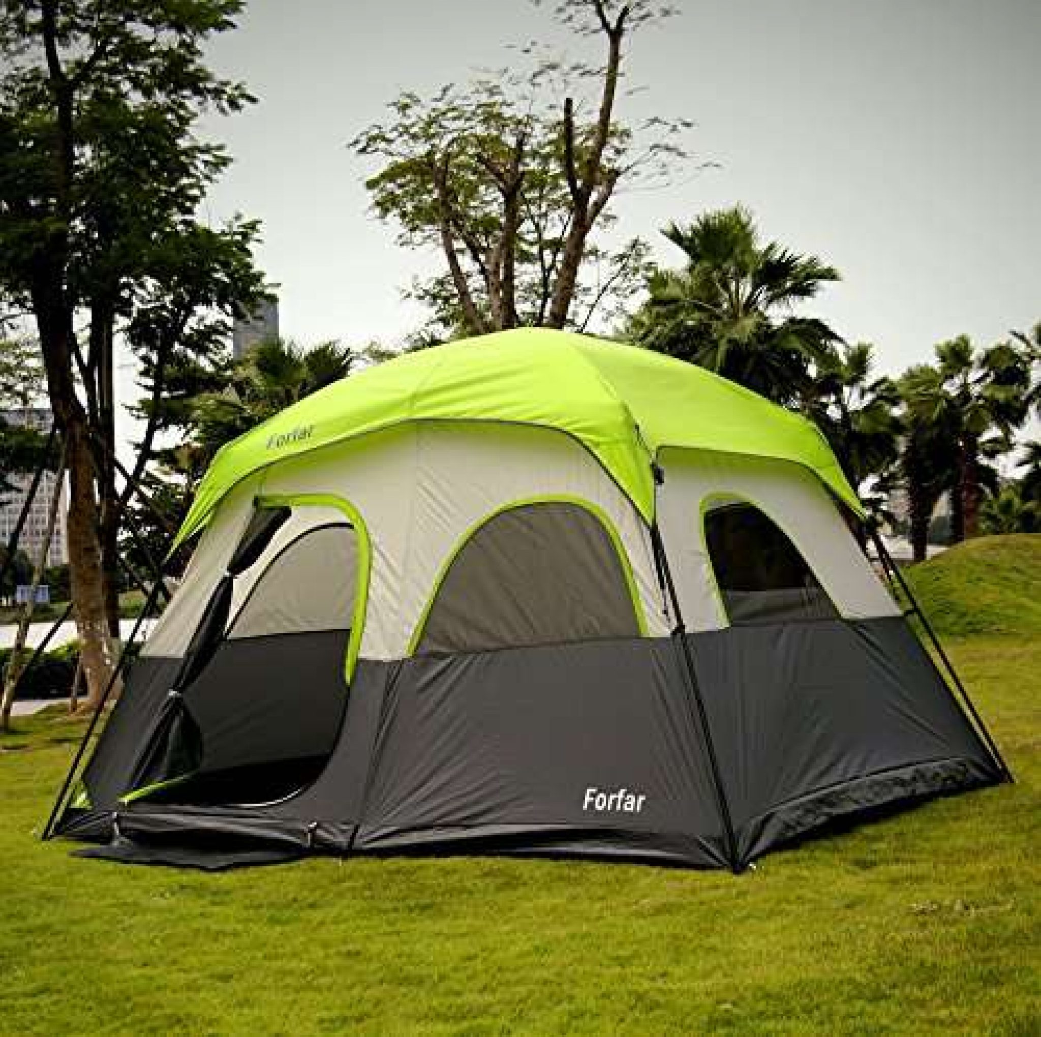Forfar 5 Persons Tent - 3 Seasons 2 Rooms Camping Tent